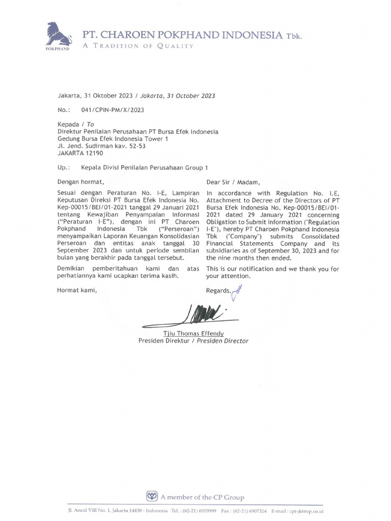 Cpin 041 Cpin-Pm X 2023 | PDF