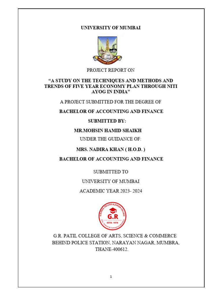 Final Project | PDF | Business | Finance & Money Management