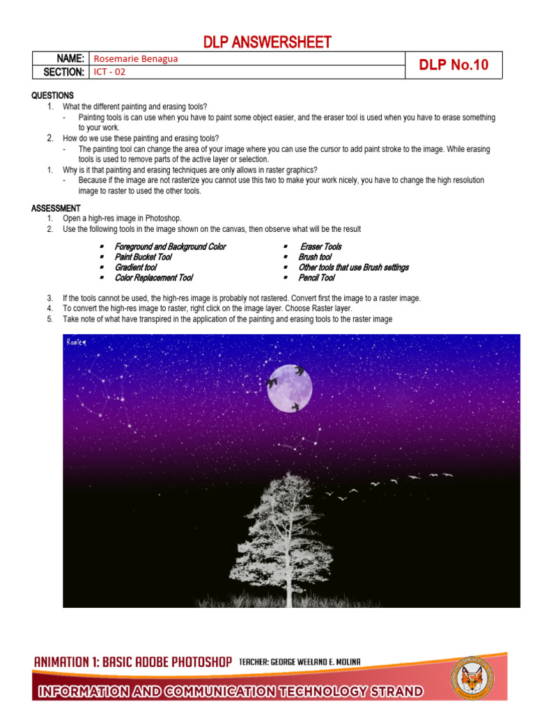 Painting and Erasing Tools in Photoshop | PDF