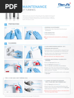 Algerbrush II Use and Care Instructions | PDF | Sterilization ...