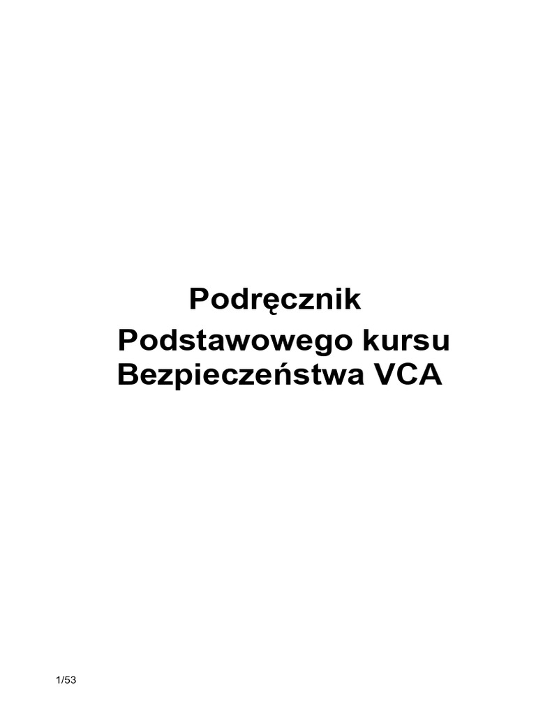 VCA Basic Podrecznik | PDF VCA Basic Podrecznik | PDF