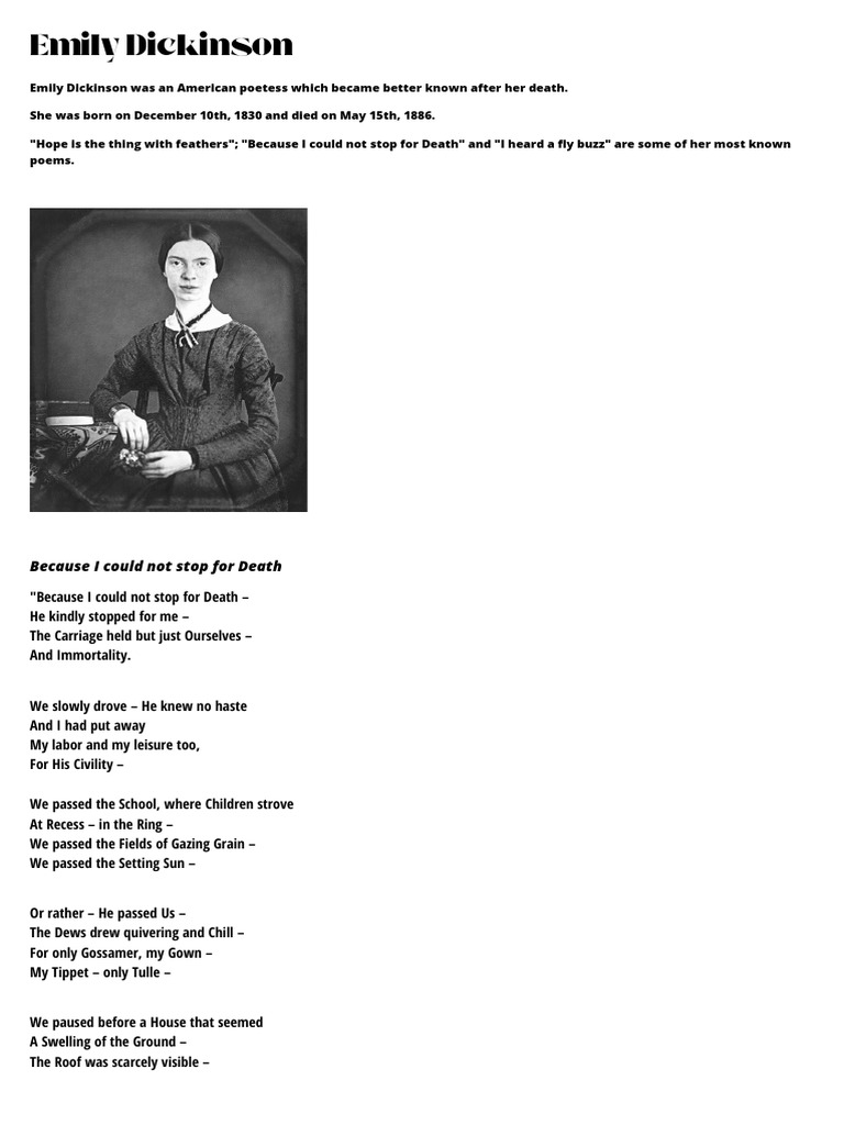 Emily Dickinson | PDF