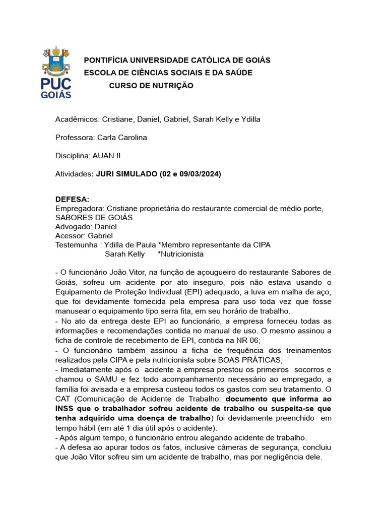 Ativ JURI SIMULADO | PDF