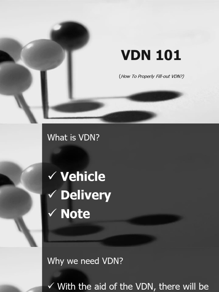 Vehicle Delivery Note Guide | PDF