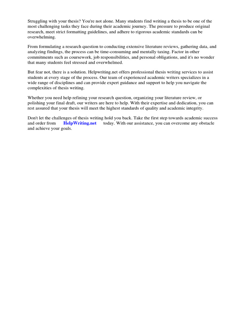 Thesis Solution | Download Free PDF | Thesis | Essays