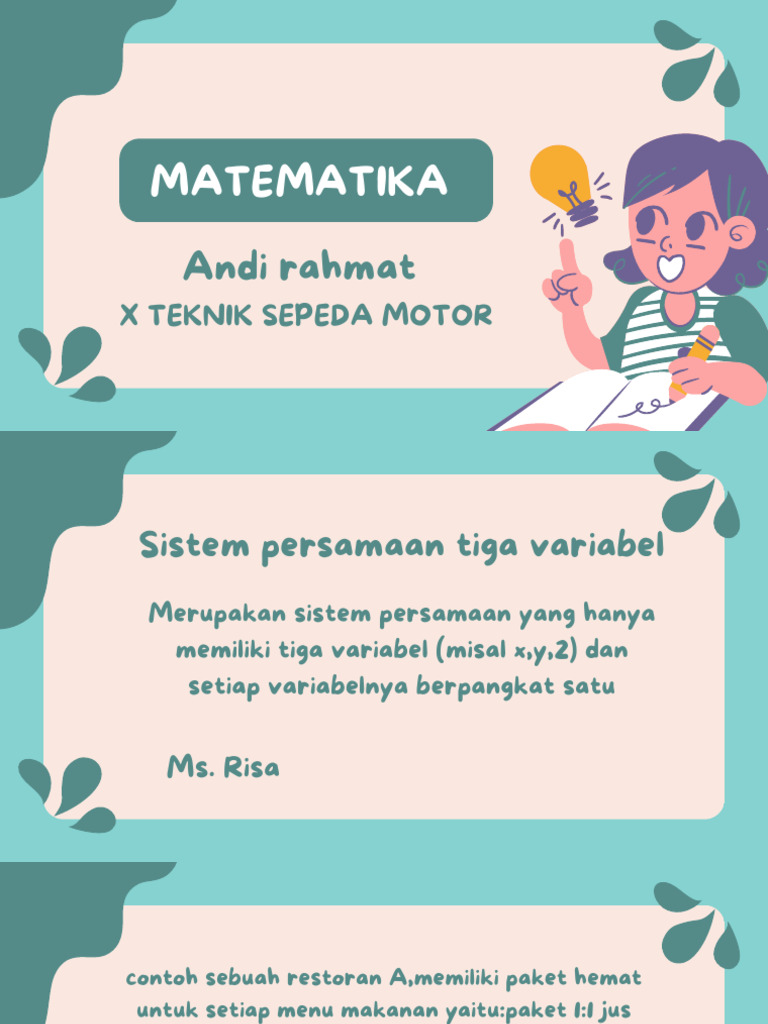 Andi Rahmat 10 TSM - SMK DMC | PDF | Metode & Bahan Ajar
