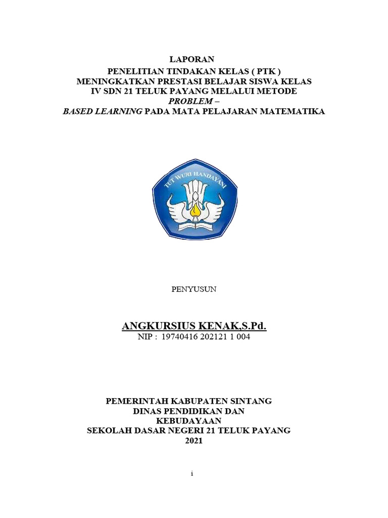 PTK Angkursius Kenak, S.pd. | PDF