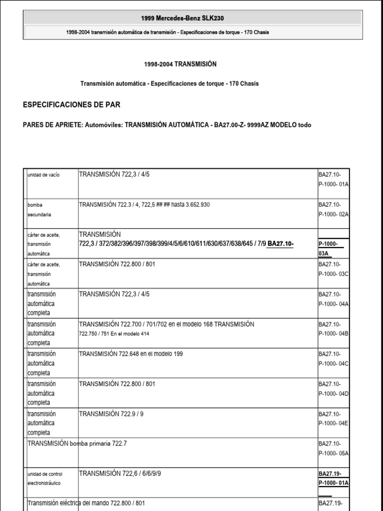 TORQUE en Es | PDF | Tornillo | Industria automotriz