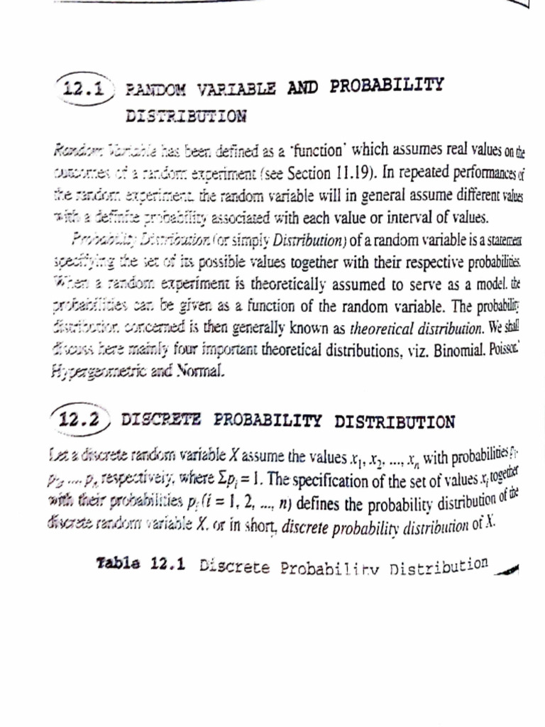 Binomial, Poisson and Normal Distribution (1) | PDF | Probability Distribution | Statistical Models