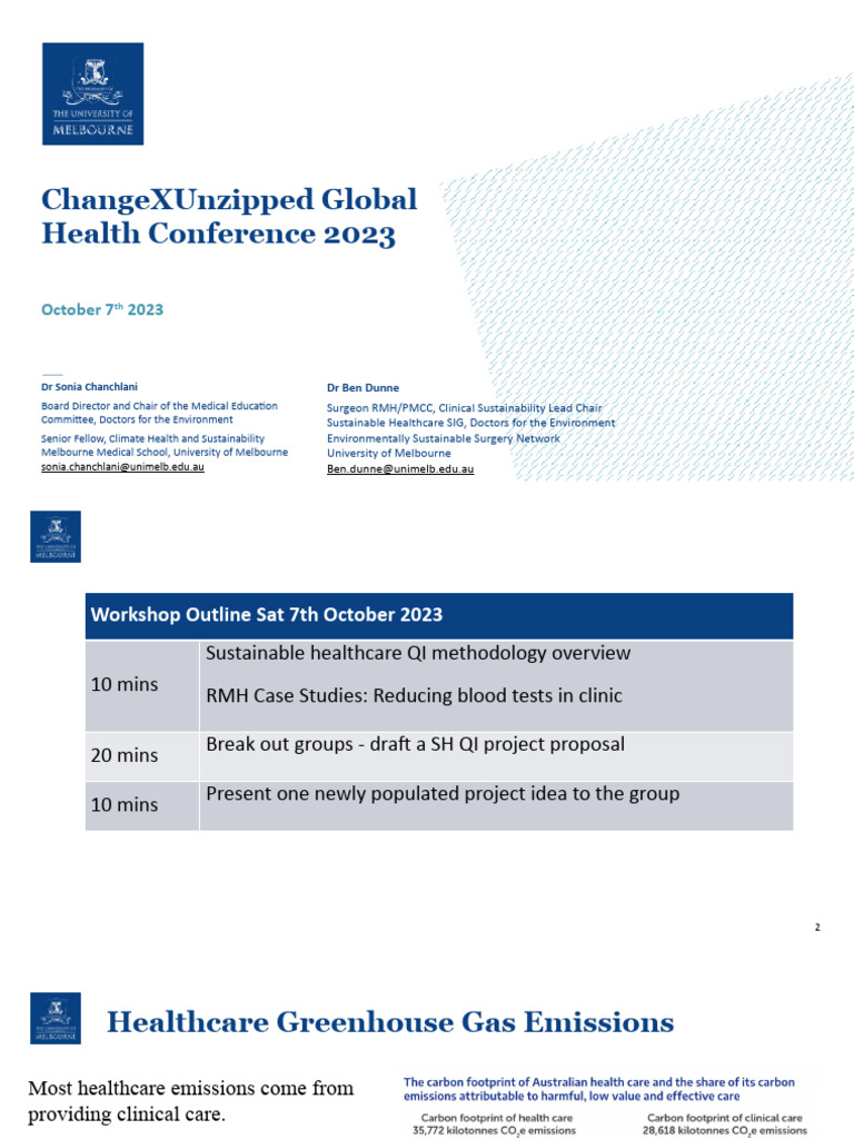 Global Health Conference 2023 FINAL | PDF