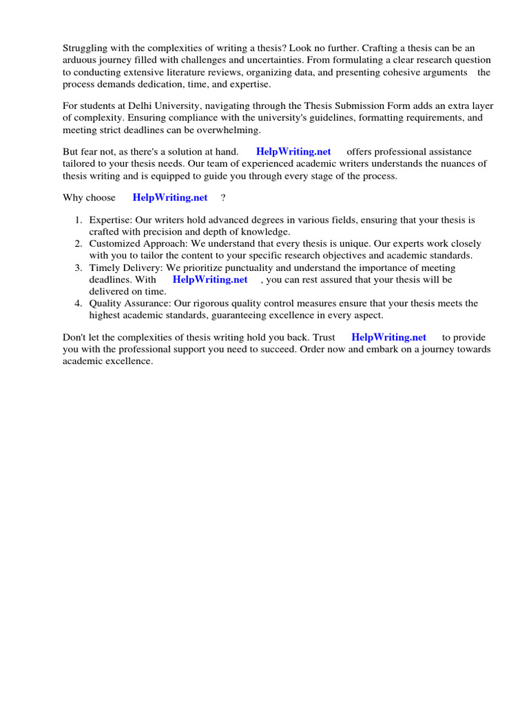 Thesis Submission Form Delhi University | PDF | Thesis | Qr Code