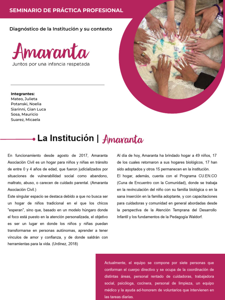 TP1 - Hogar Amaranta | PDF