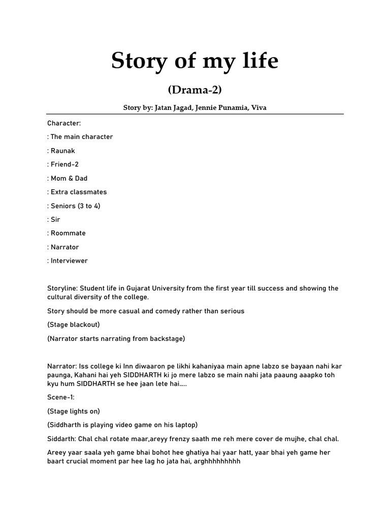 Draama Script 2 | PDF