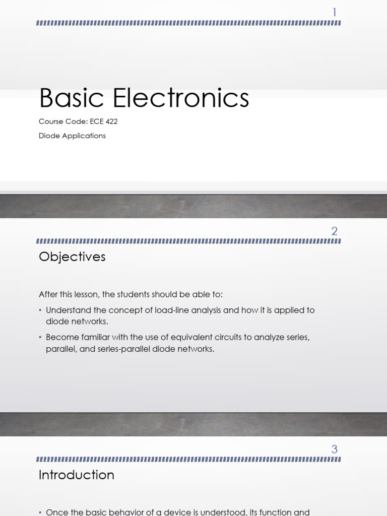 Diode Applications | PDF
