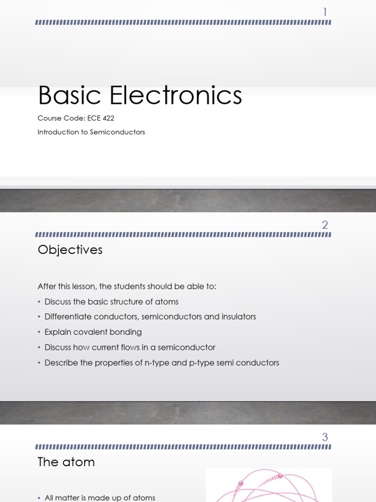 Intro to Semiconductors for ECE Students | PDF | Semiconductors | Doping (Semiconductor)