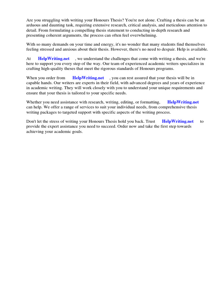 Ids Honours Thesis | PDF