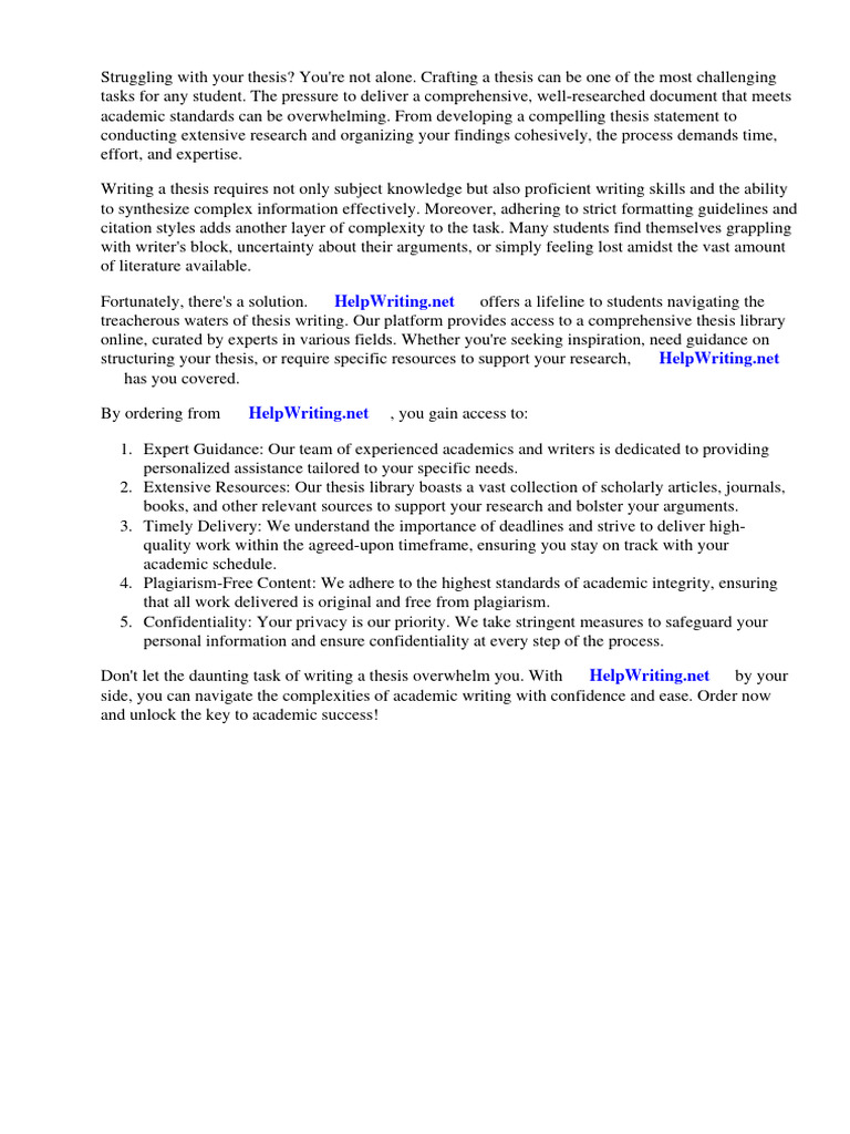 Thesis Library Online | PDF