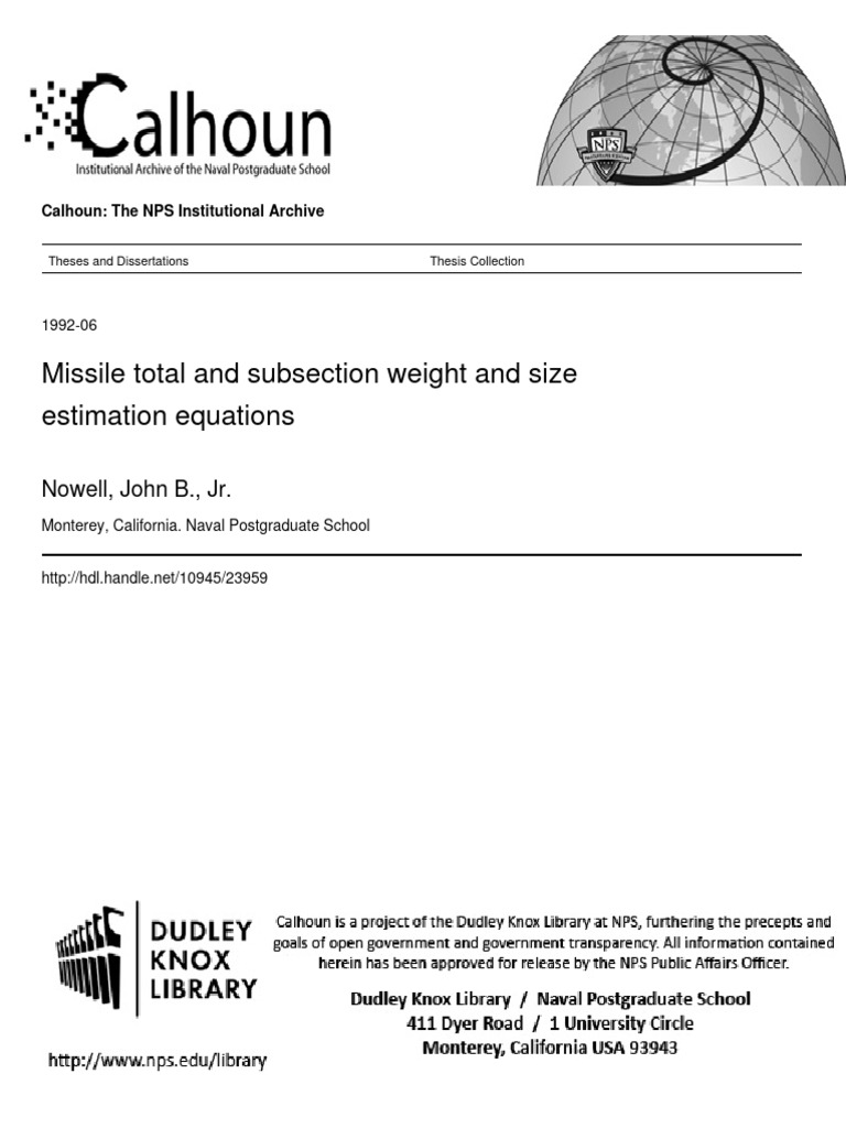 Subsection Estimation Thesis | PDF