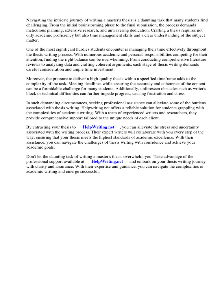 Masters Thesis Timeline | PDF | Thesis | Methodology