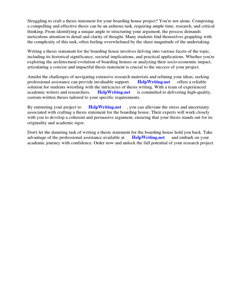 Thesis Statement For The Boarding House | PDF | Databases | Android (Operating System)