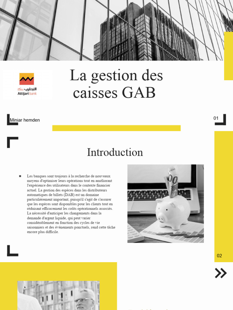 Optimisation des GAB par la BI et Scrum | PDF | Guichet automatique ...