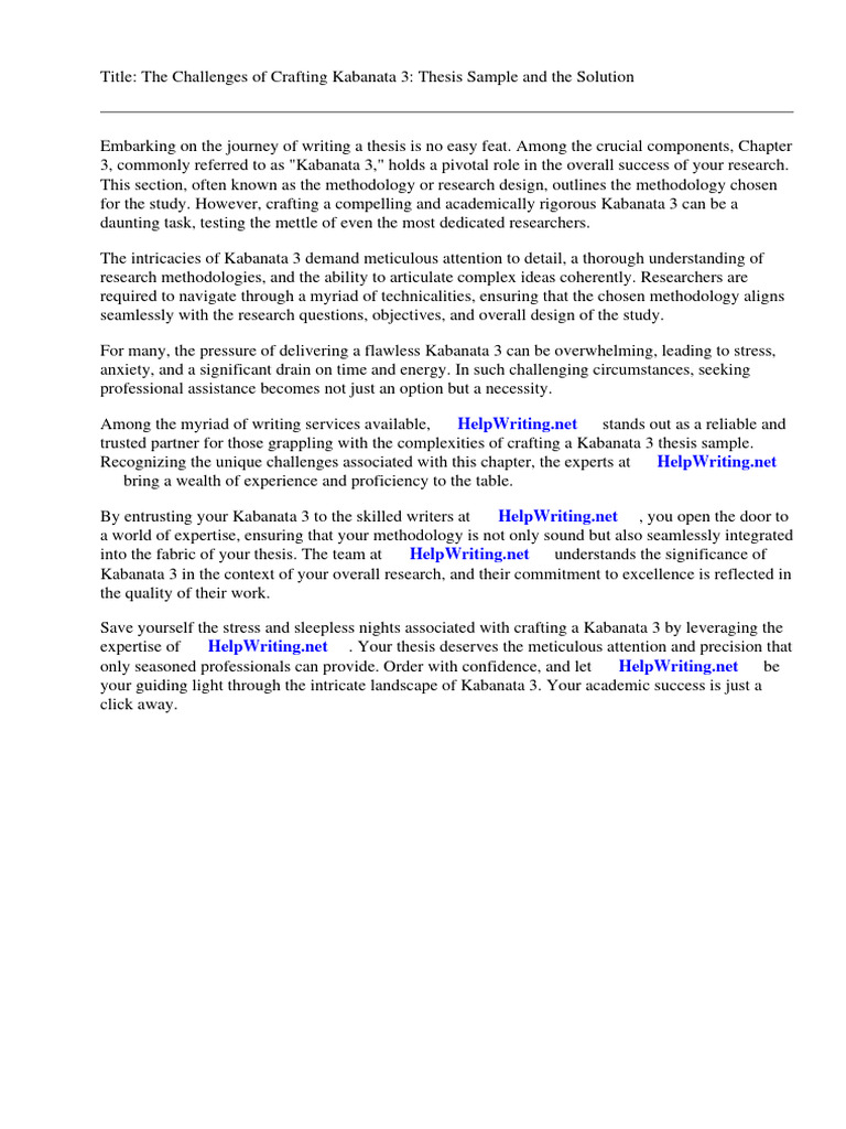 Kabanata 3 Thesis Sample | PDF | Methodology | Science