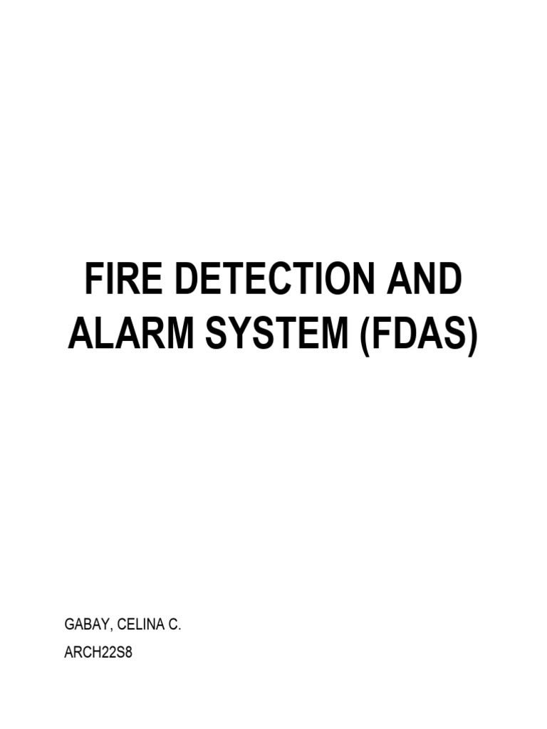 GABAY - CELINA C - Assignment 1 - Fire Detection and Alarm Systems ... GABAY - CELINA C - Assignment 1 - Fire Detection and Alarm Systems ...