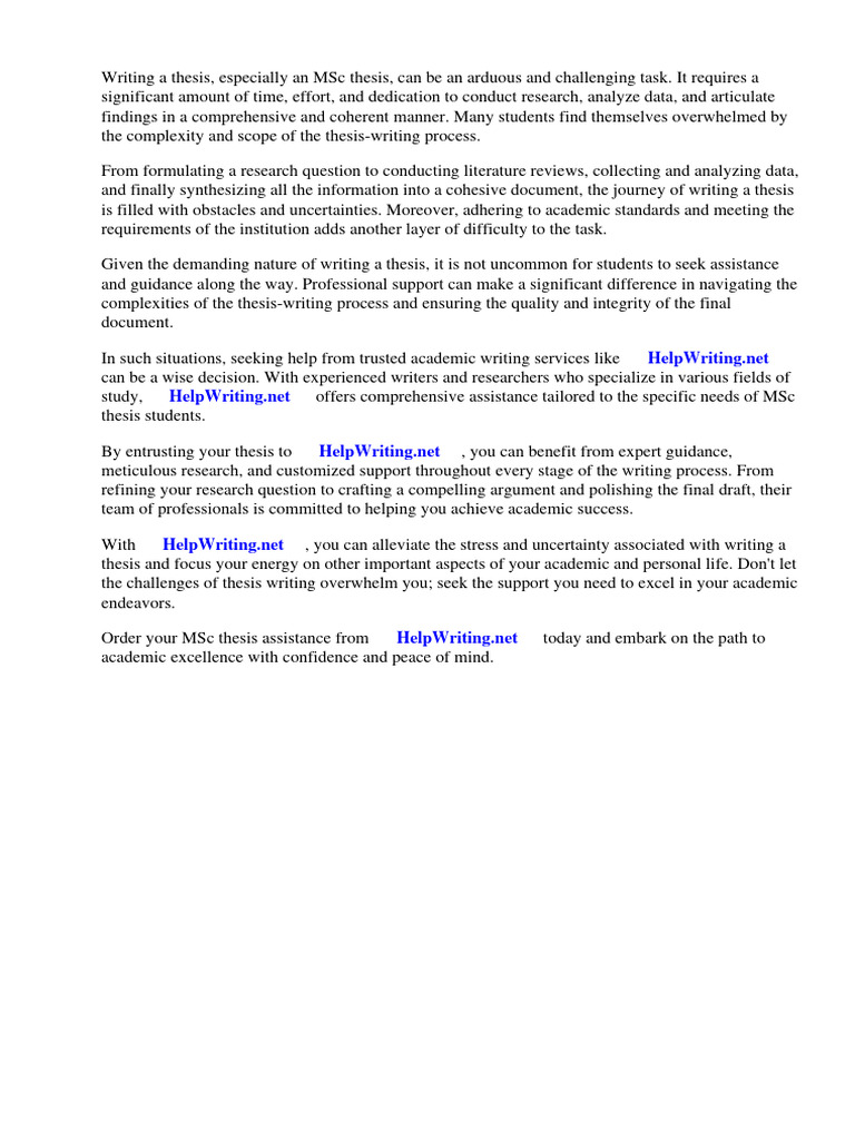 Mit MSC Thesis | PDF | Thesis | Concrete