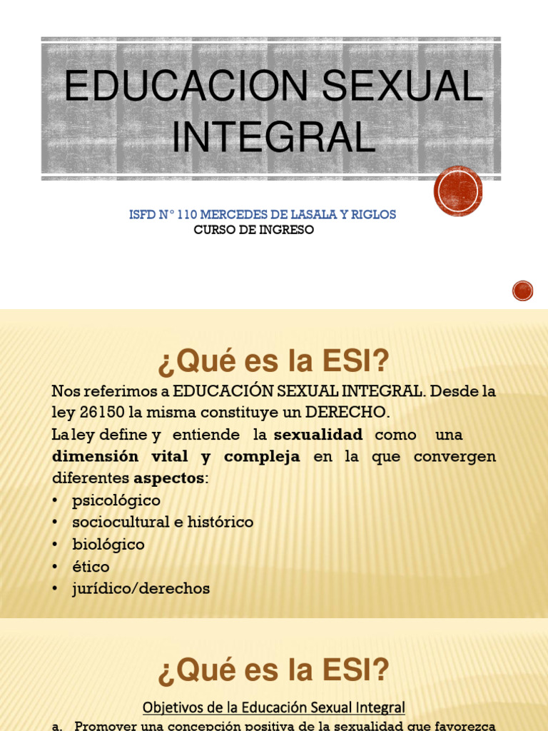 Presentacion ESI Power Point 2023 1 240306 160049 | PDF | Educación ...