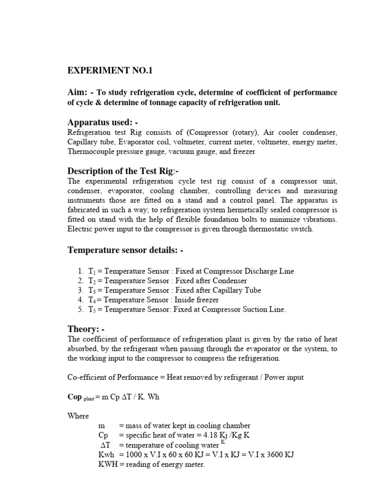 RAC Lab VIISem-3-6 | PDF | Refrigerator | Chemical Engineering
