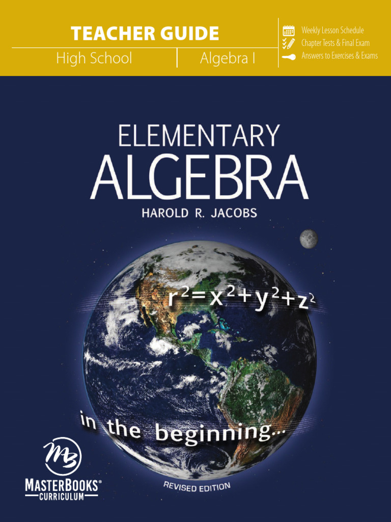 A Look Inside - Elementary Algebra (Teacher Guide - Revised) | PDF | Factorization | Polynomial