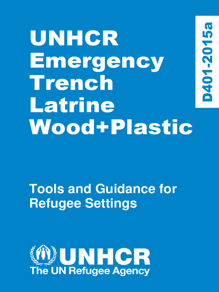 UNHCR Emergency Trench Latrine Guide | PDF | Toilet | Latrine