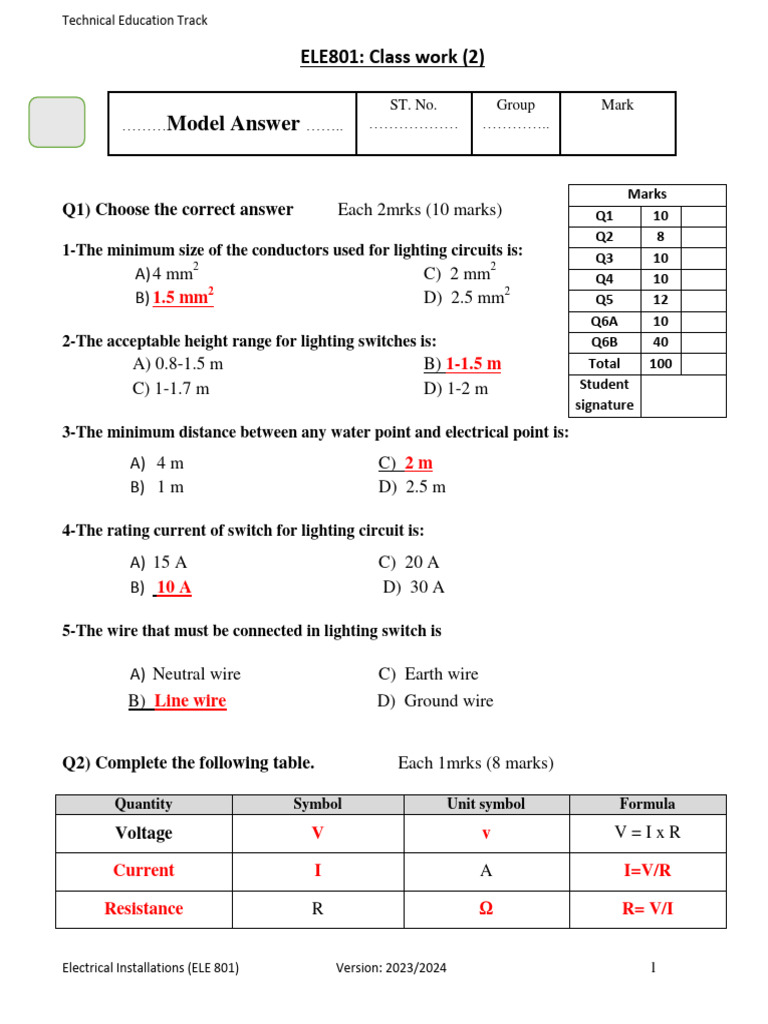 Cw 2 Ma Pdf Electrical Wiring Components