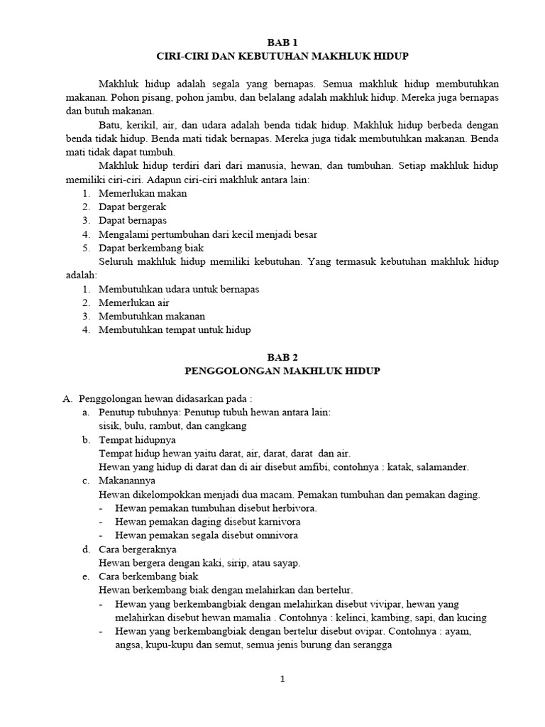 Olim Kelas 3 Materi Ipa | PDF