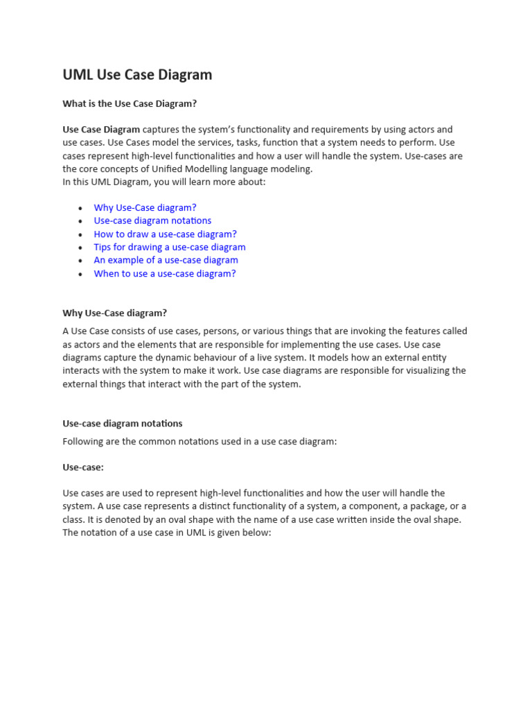 UML Use Case Diagram and Activity Requirements | PDF
