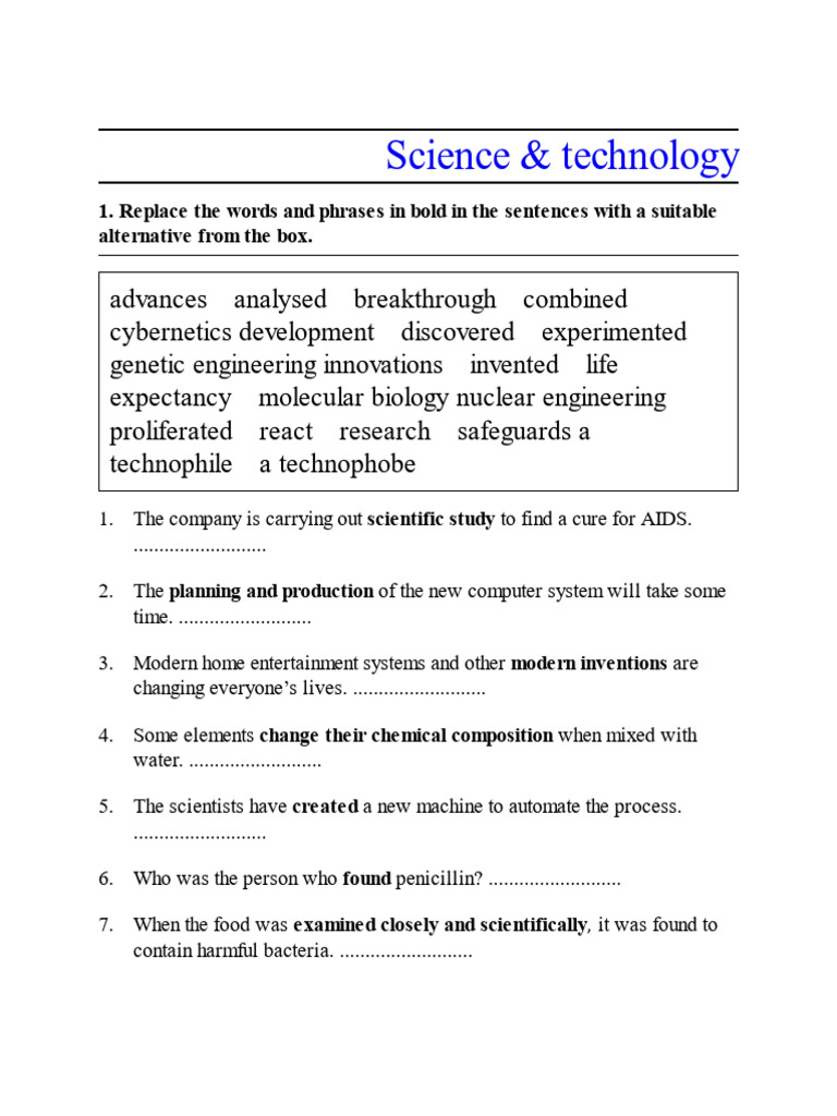 1 Science & Technology | Download Free PDF | Science | Engineering