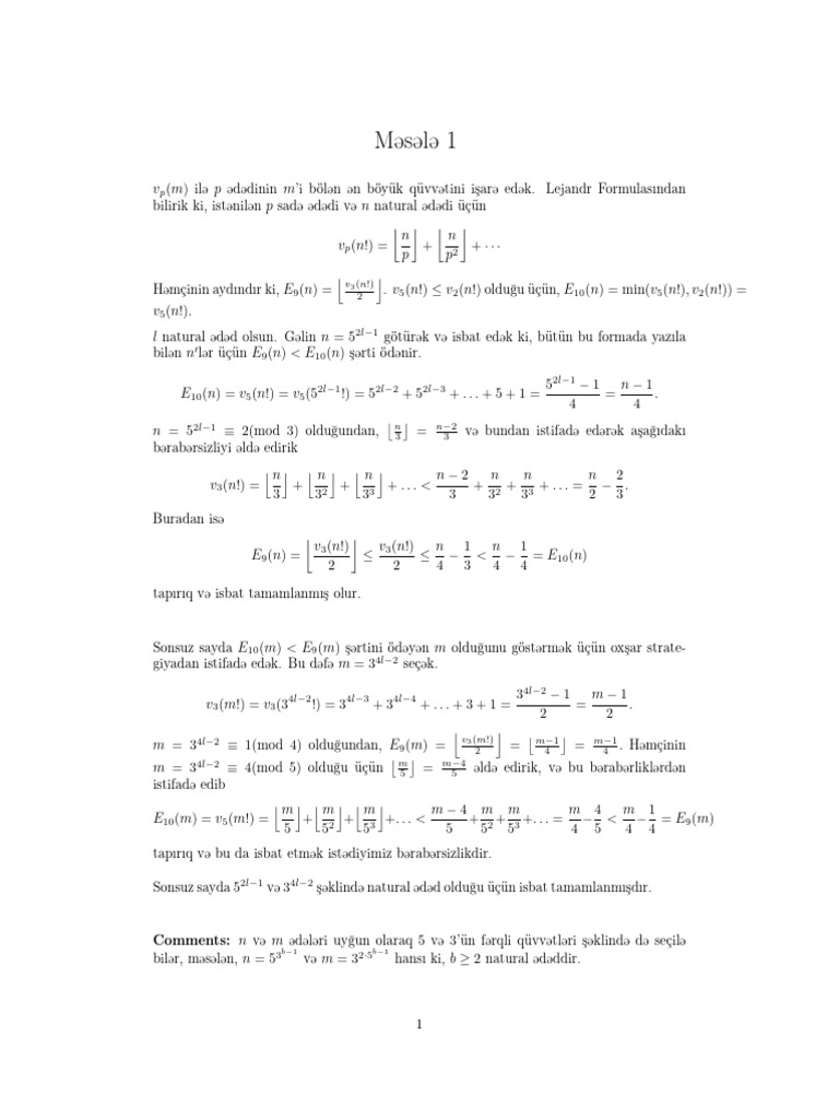 Solutions BMO EGMO TST | PDF