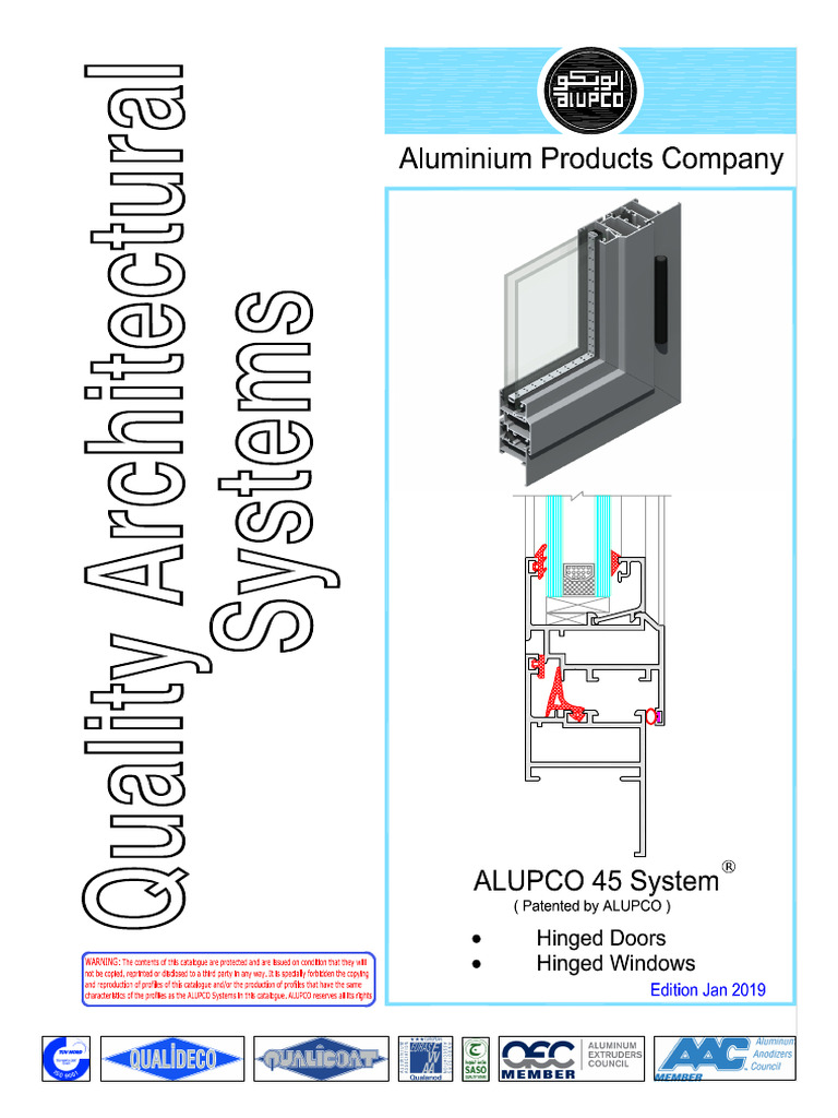 ALUPCO 45mm HINGE WINDOWS & DOORS | PDF