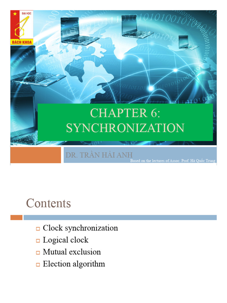 06 Synchronization Pdf Synchronization Global Positioning System