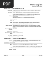 Thermaline 440 Product Data Sheet | PDF | Legal Liability | Damages