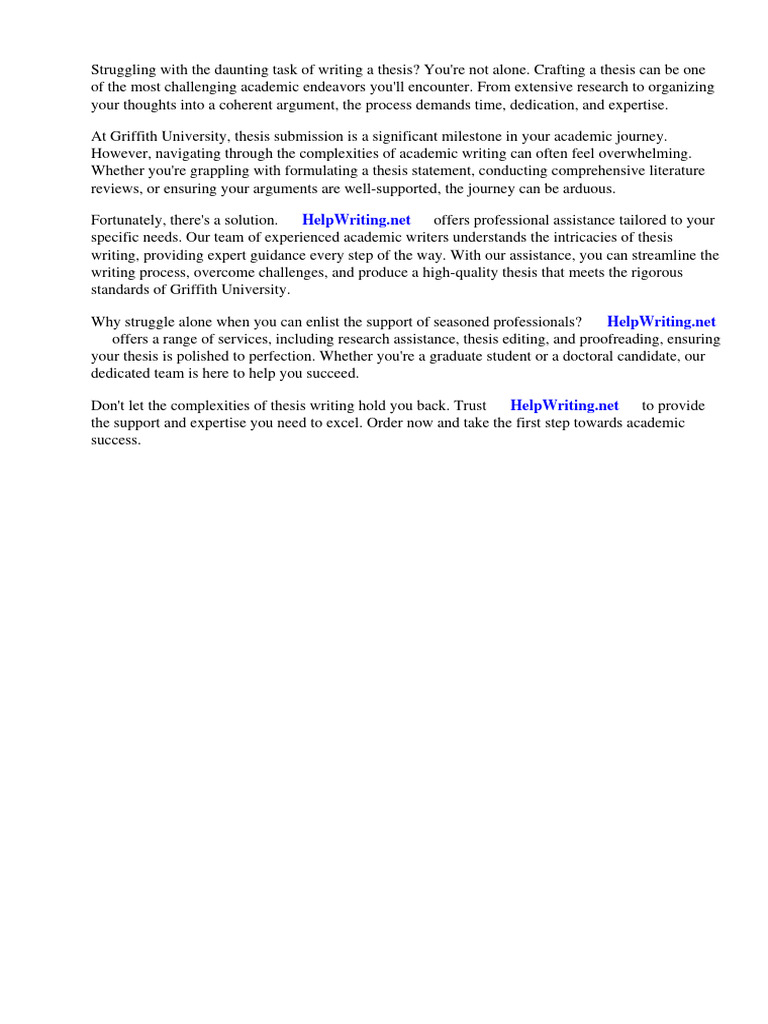 Griffith University Thesis Submission | PDF