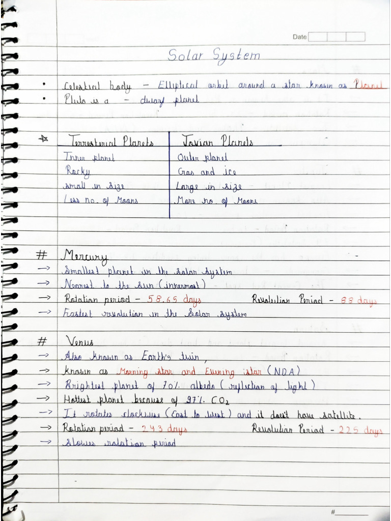 Solar System NDA | PDF