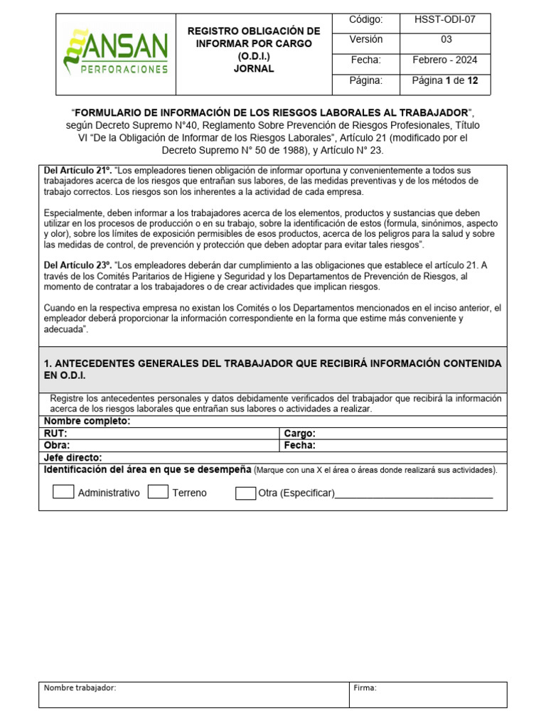 7 Odi Jornal (HSST Odi 07) | PDF