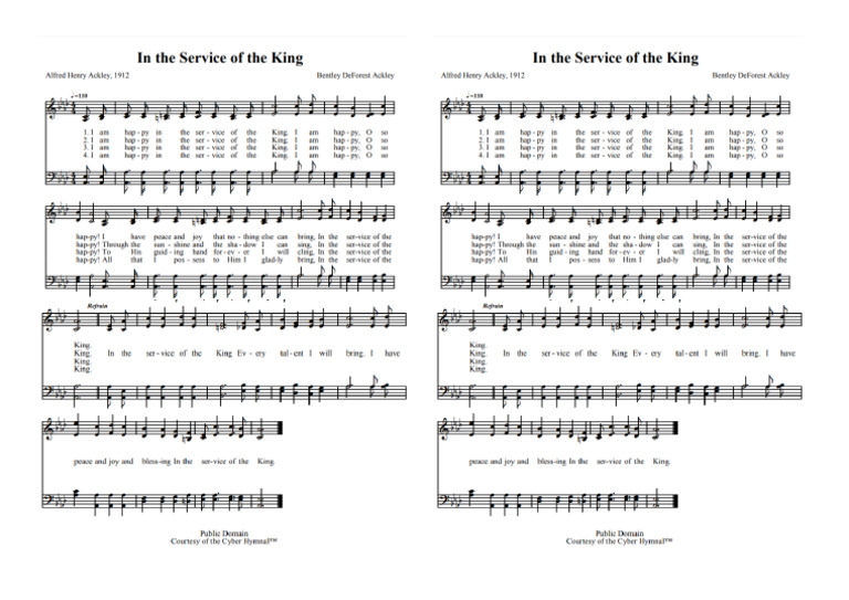 In The Service of The King | PDF
