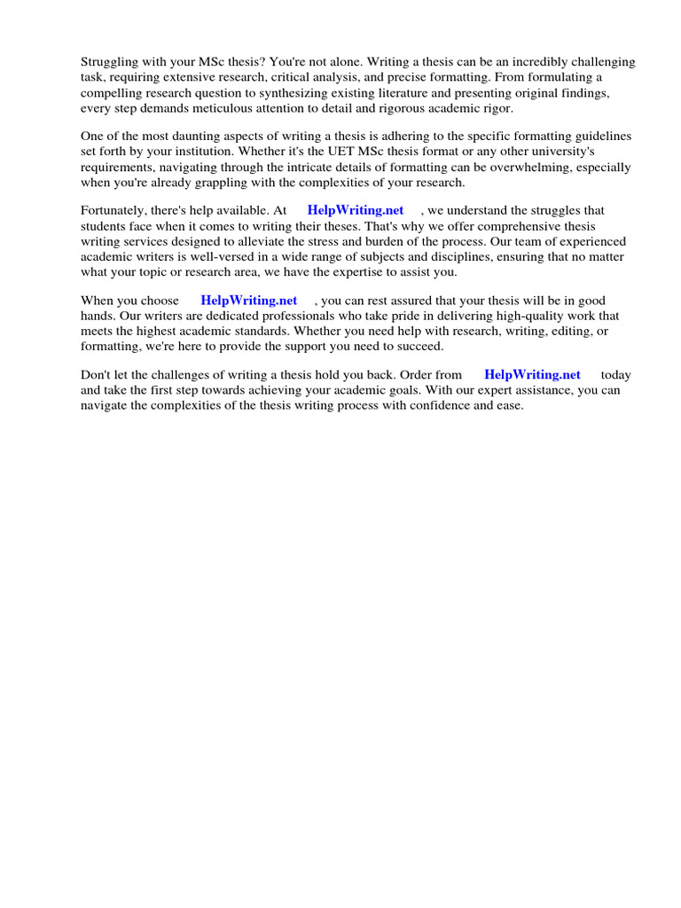 Uet MSC Thesis Format | PDF | Quantum Computing