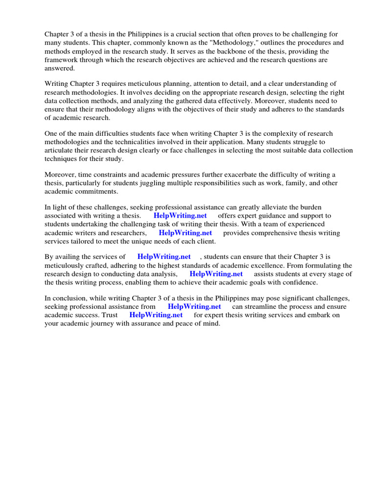 Chapter 3 Thesis Philippines | PDF | Computers
