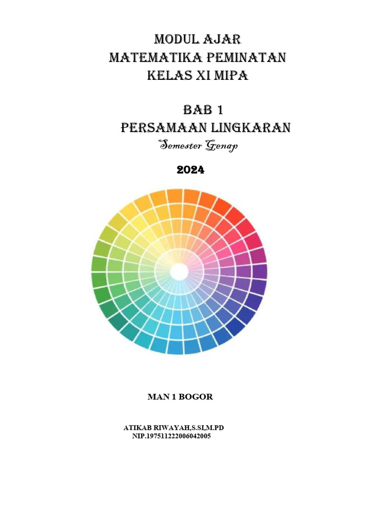 Modul Ajar Kelas Xi Matmin - ATIKAH - Siswa | PDF