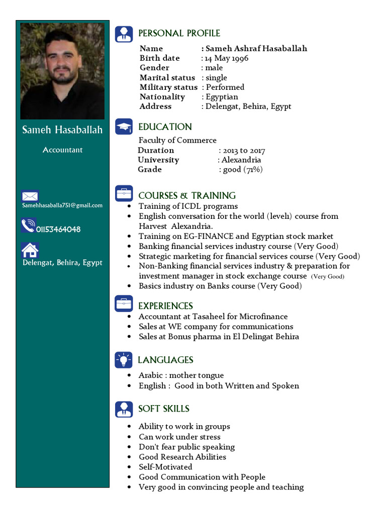 RESUME Sameh Hasaballah | PDF | Egypt