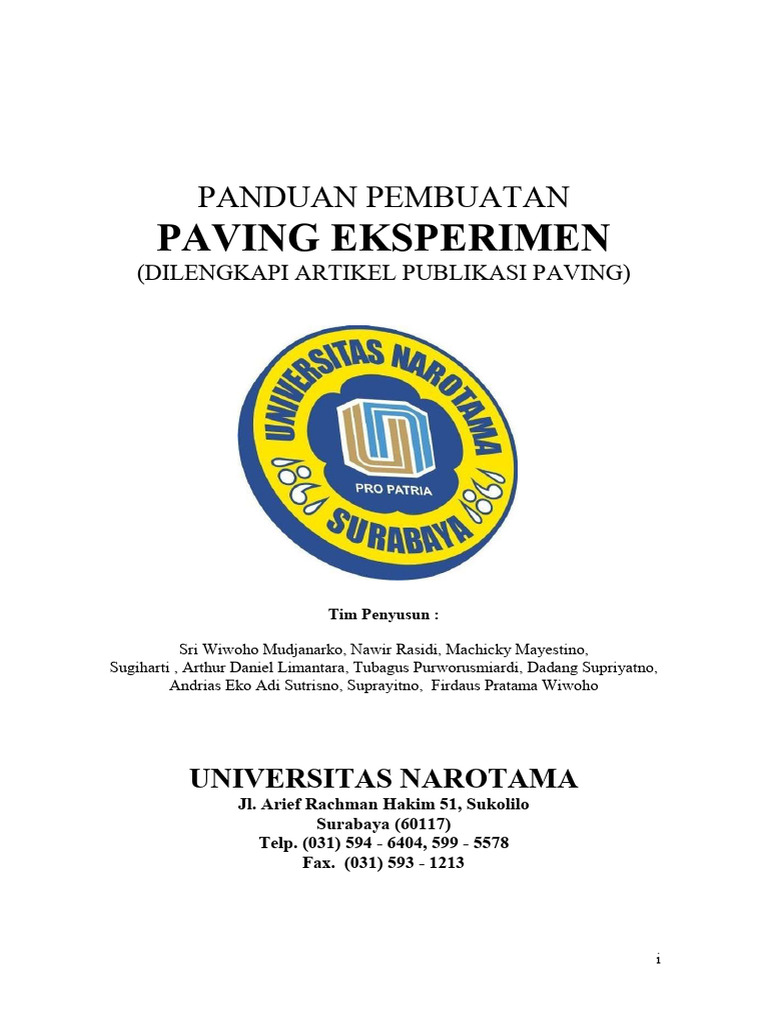 2020-11-12 - Book - 5.panduan Pembuatan Paving Eksperimen - Dadang | PDF