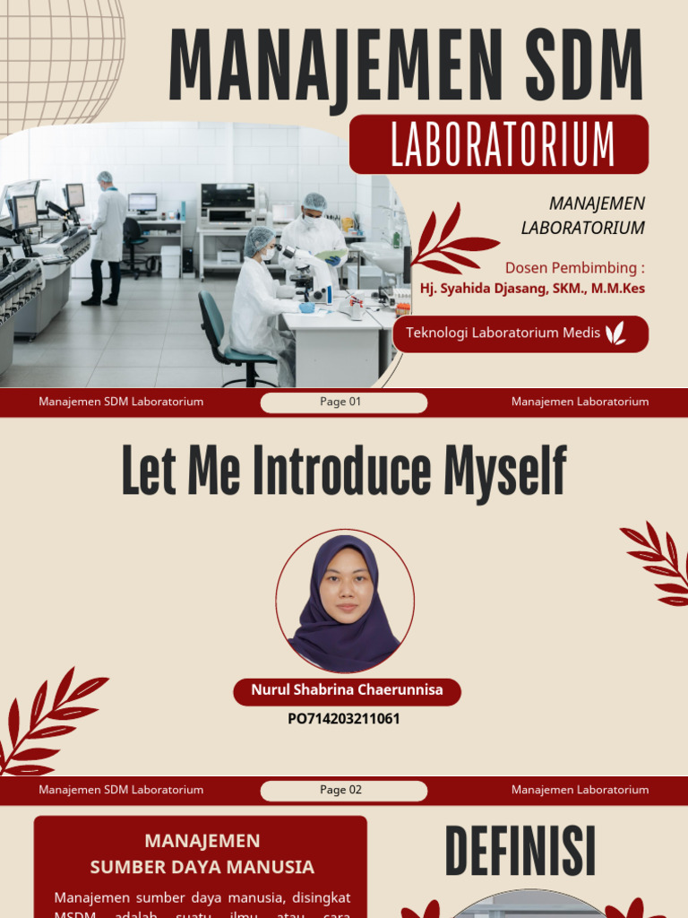 Manajemen SDM Laboratorium | PDF | Career & Growth | Business